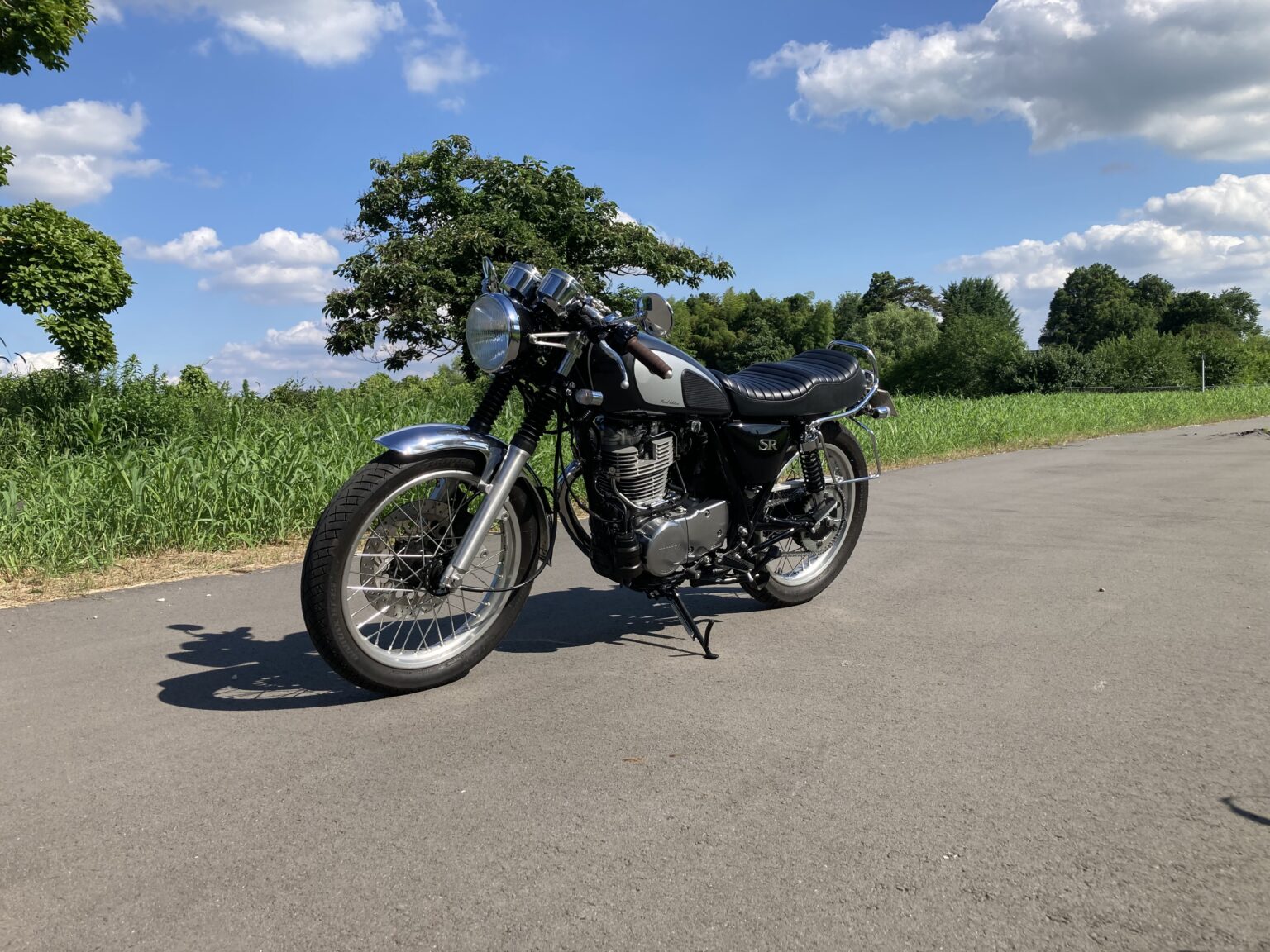 SR400セパハンでの長距離ツーリングの疲労対策 - No Name